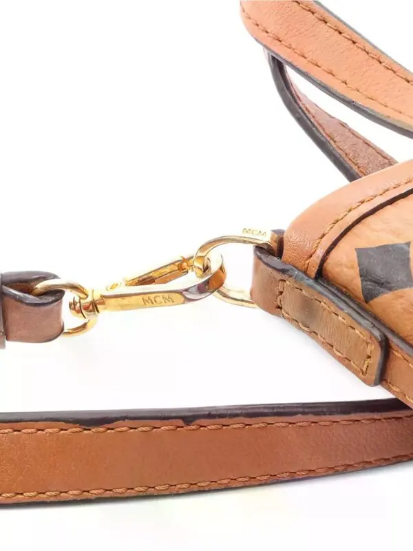 Mcm Monogram Leather Tote Bag
