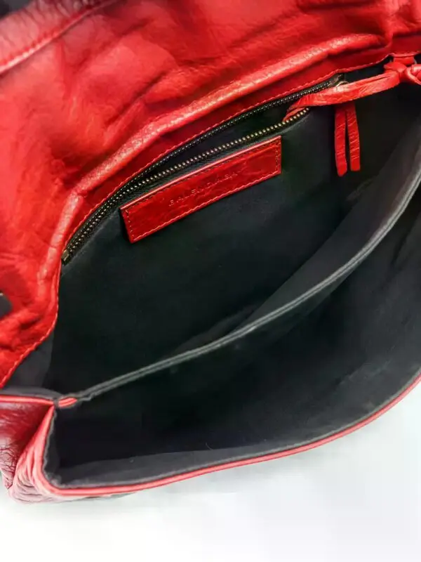 Balenciaga 2000s Envelope Leather Shoulder Bag