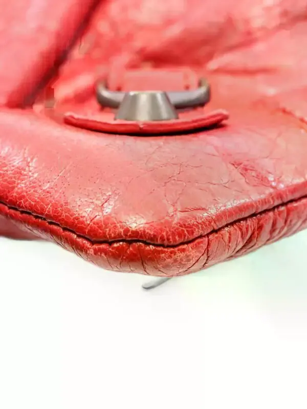 Balenciaga 2000s Envelope Leather Shoulder Bag
