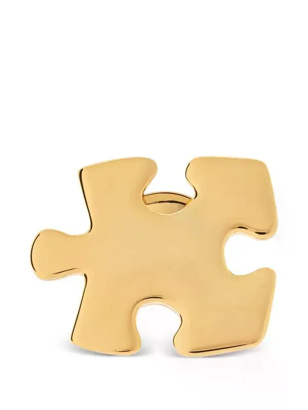 Moschino Puzzle-piece Clip-on Earrings