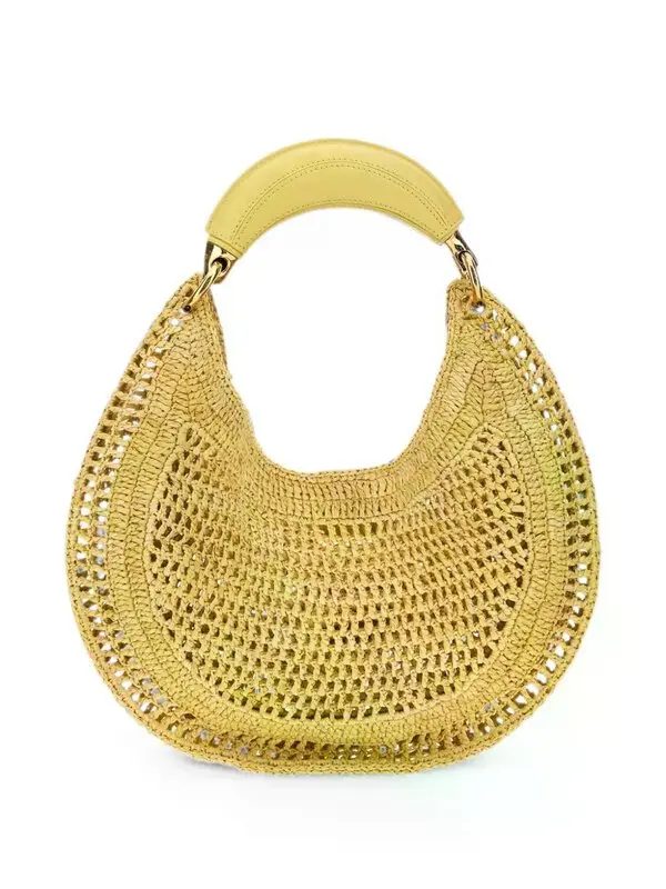 Chloé Summer Banana Logo-embroidered Shoulder Bag - Neutrals