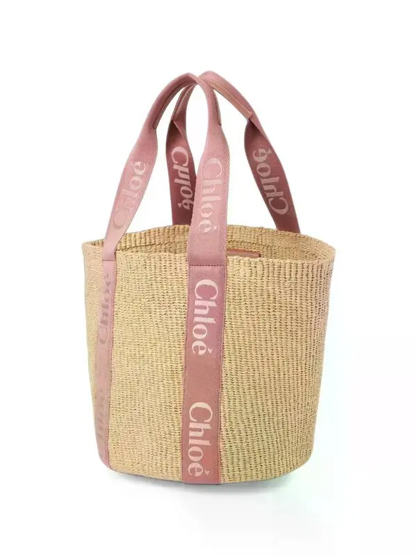Chloé Woody Basket Bag - Neutrals
