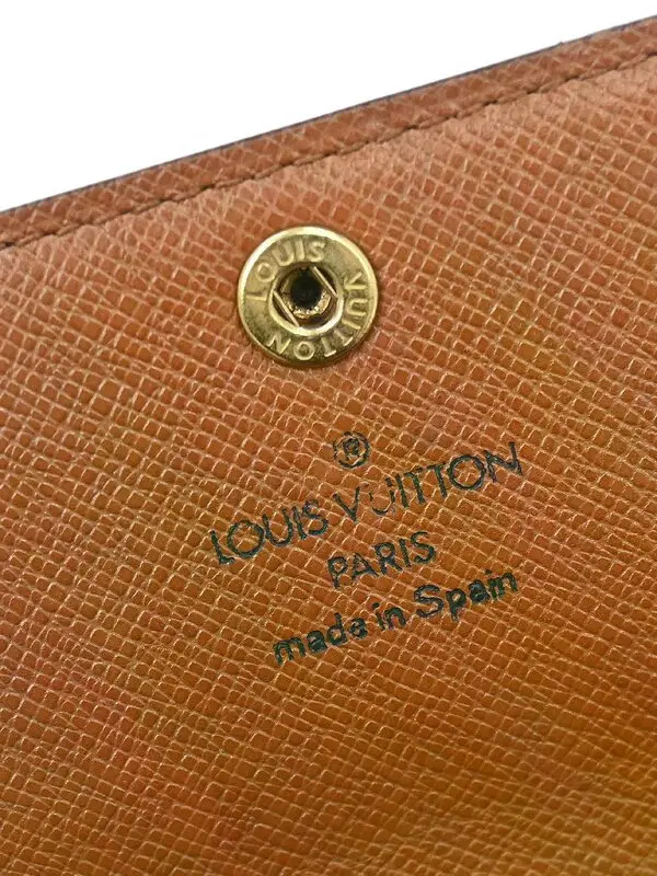 LOUIS VUITTON 1996 Monogram Porte Monnaie Credit Wallet