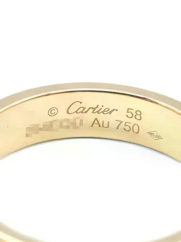 Cartier 18k Yellow Diamond Pavé Ring - Gold
