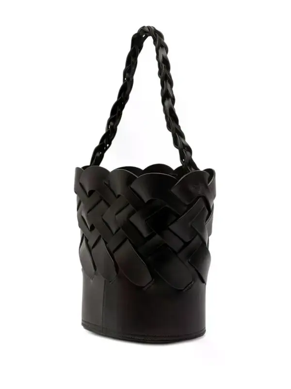 Prada Vitello Intreccio Tress Bucket Bag