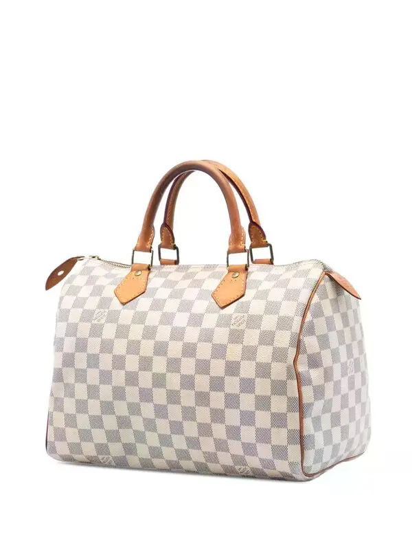 LOUIS VUITTON 2011 Damier Azur Speedy 30 Boston Bag