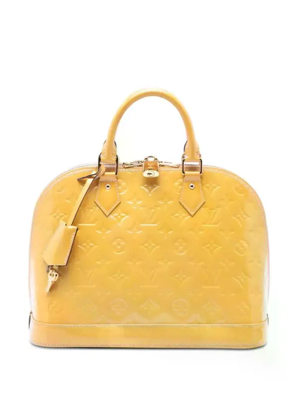 LOUIS VUITTON 2013 Monogram Vernis Alma Pm Handbag