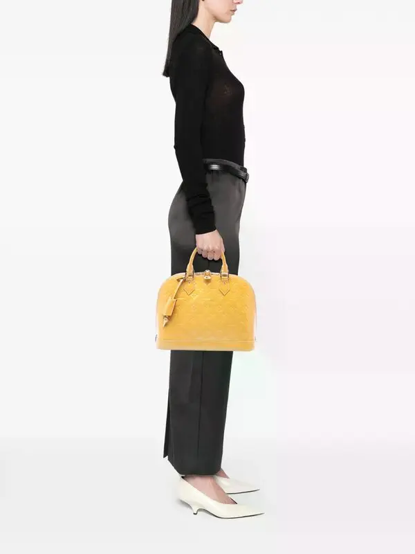 LOUIS VUITTON 2013 Monogram Vernis Alma Pm Handbag