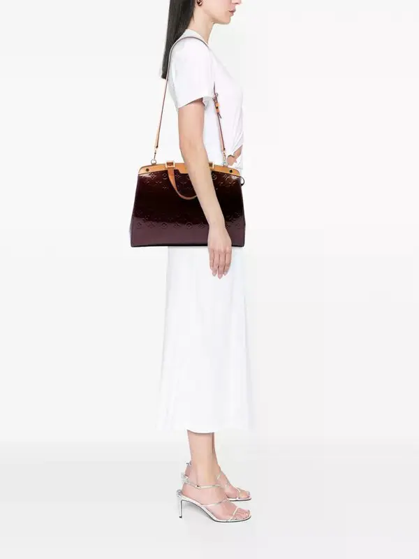 LOUIS VUITTON 2012 Monogram Vernis Brea Gm Satchel