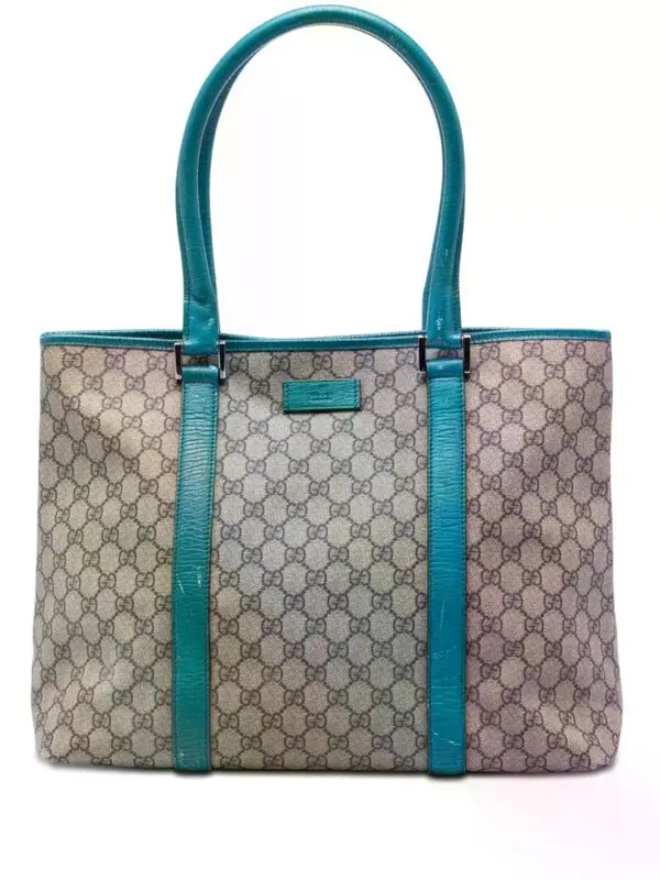 Gucci 2000-2015 Gg Supreme Joy Tote Bag - Blue