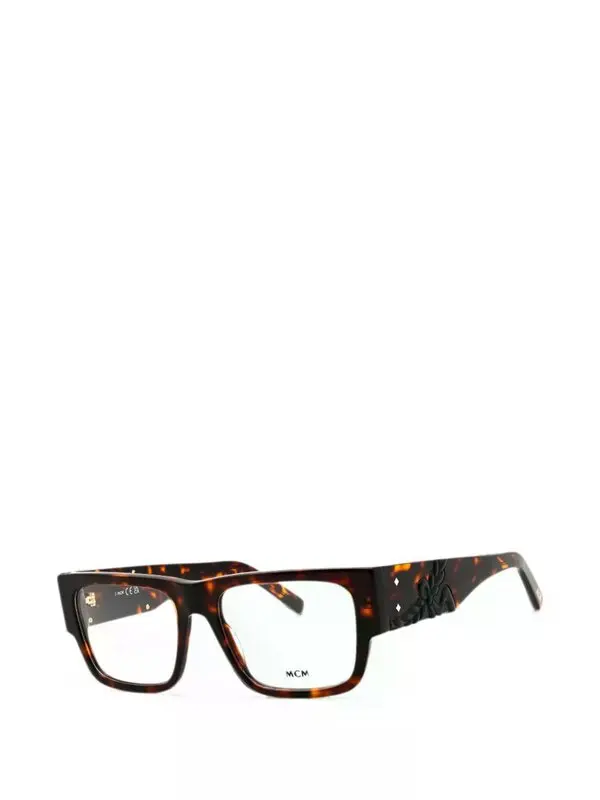 Mcm Havana Tortoiseshell-effect Square-frame Glasses
