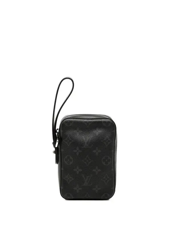 LOUIS VUITTON 2016 Monogram Eclipse Box Clutch Bag
