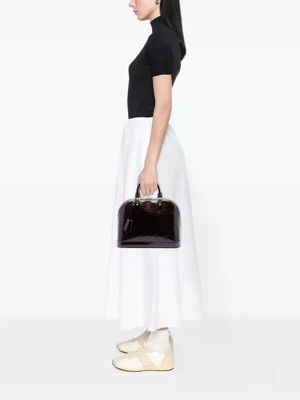 LOUIS VUITTON 2010-2014 Monogram Vernis Alma Pm Handbag