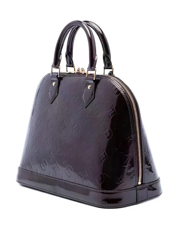 LOUIS VUITTON 2010-2014 Monogram Vernis Alma Pm Handbag