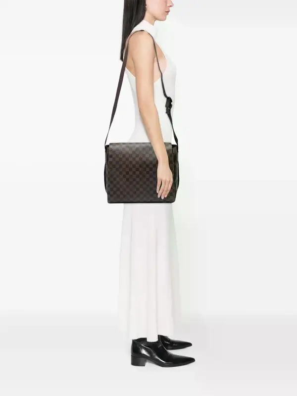 LOUIS VUITTON 2009 Damier Ebene Bastille Crossbody Bag