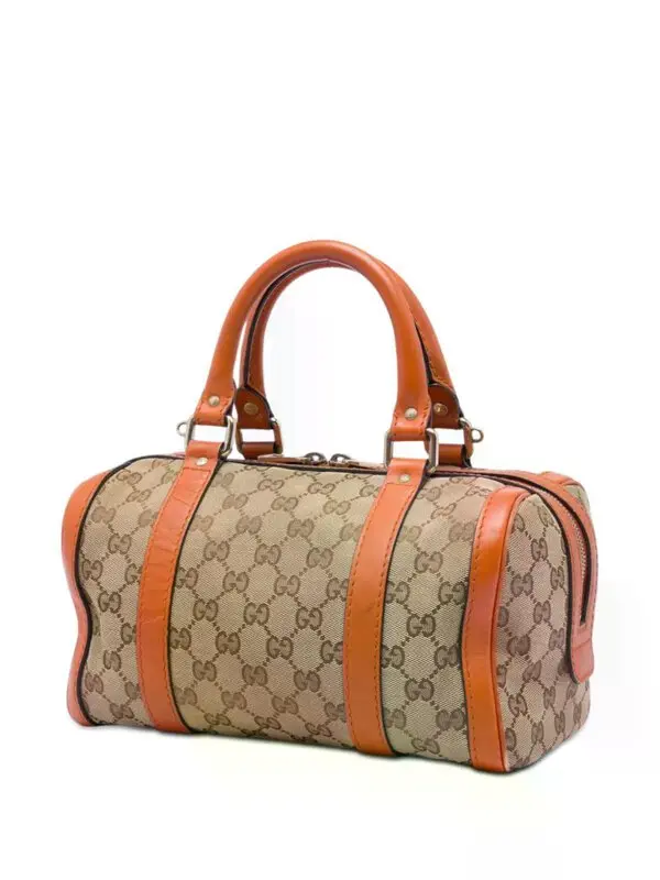 Gucci 2016-2026 Small Gg Canvas Joy Boston Bag Satchel - Neutrals