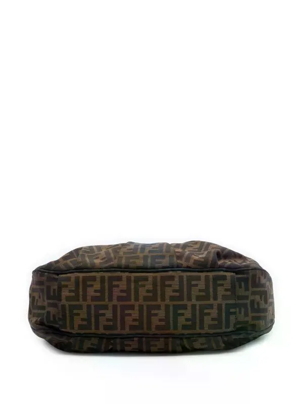 Fendi 2000-2010 Zucca Canvas Mia Hobo Bag