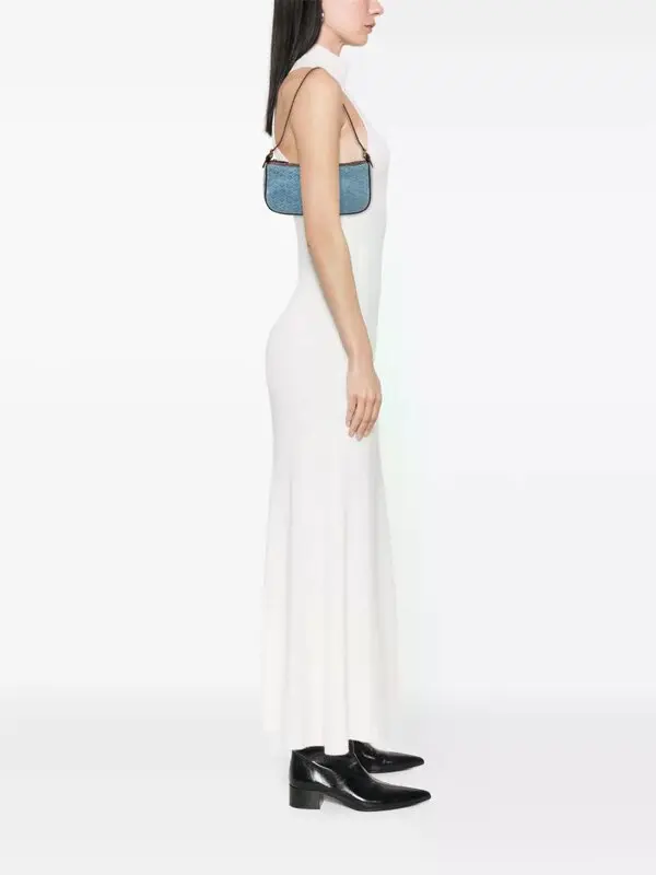 Celine 2000 C Macadam Suede Shoulder Bag