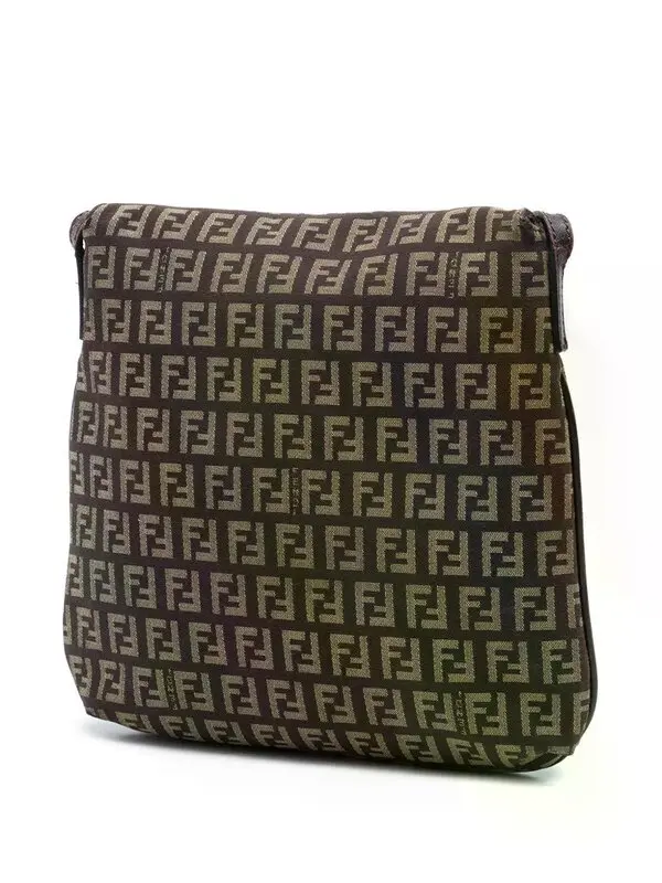 Fendi 2000-2010 Zucchino Canvas Crossbody Bag