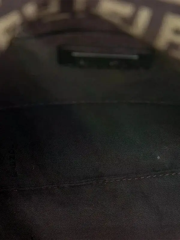 Fendi 2000-2010 Zucchino Canvas Crossbody Bag