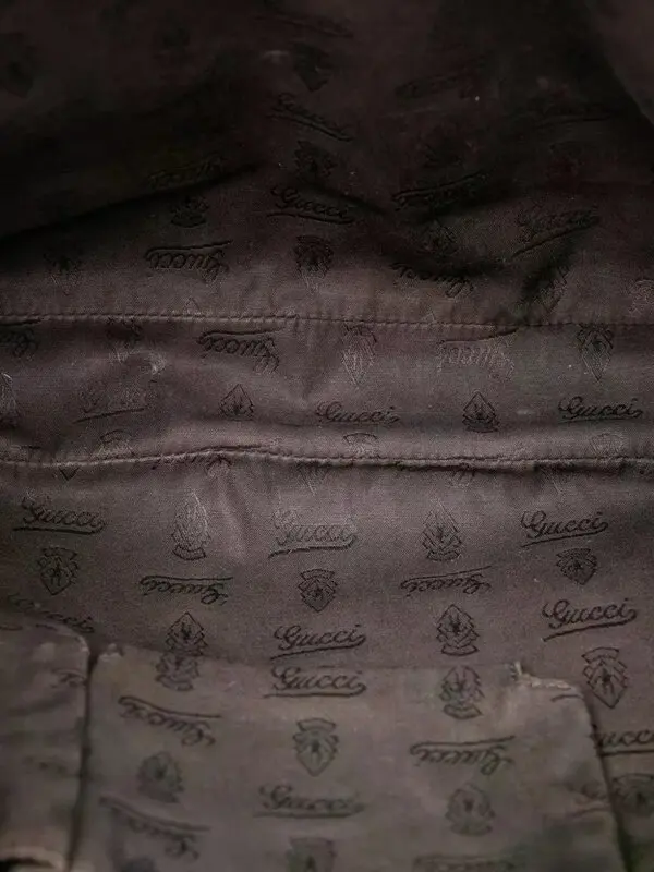 Gucci Gg Canvas Horsebit Web Crossbody Bag