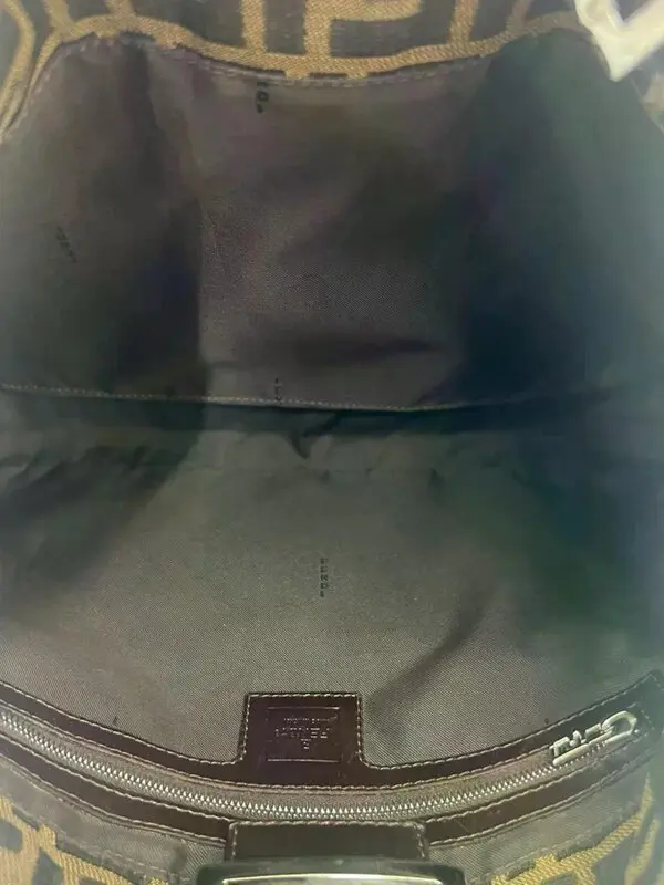 Fendi 2000-2010 Zucca Canvas Tote Bag - Brown