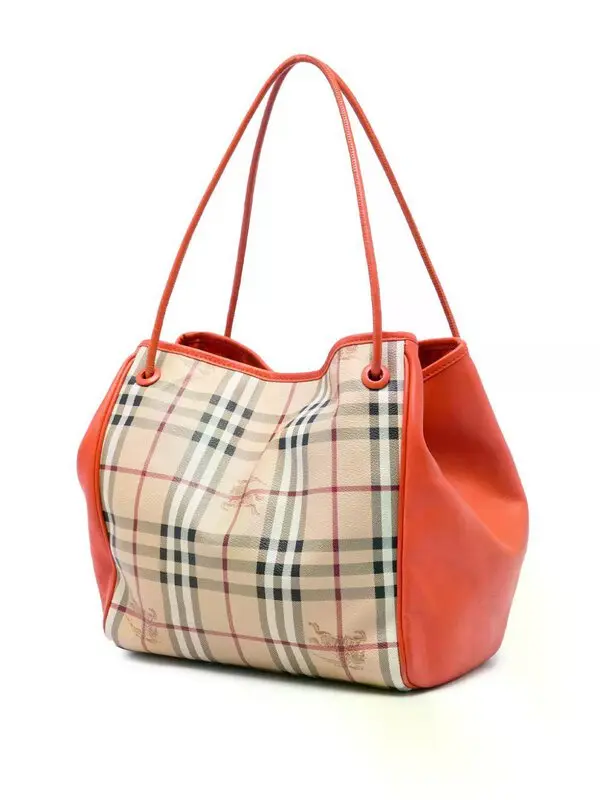 Burberry Haymarket Check Coated Canvas Canterbury Tote Bag