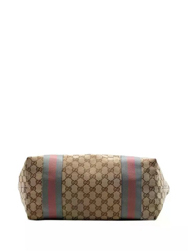 Gucci 2016-2026 Gg Canvas Web Jolie Tote Bag