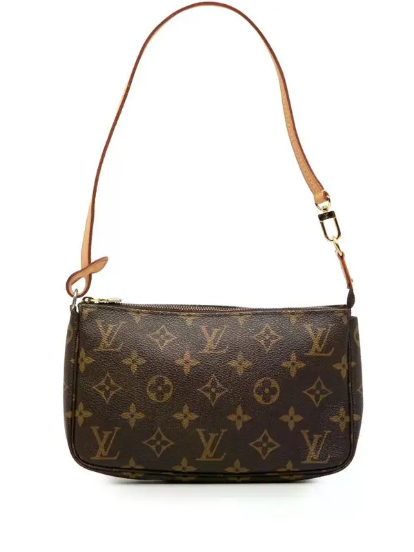 LOUIS VUITTON 1999 Monogram Pochette Accessoires Shoulder Bag