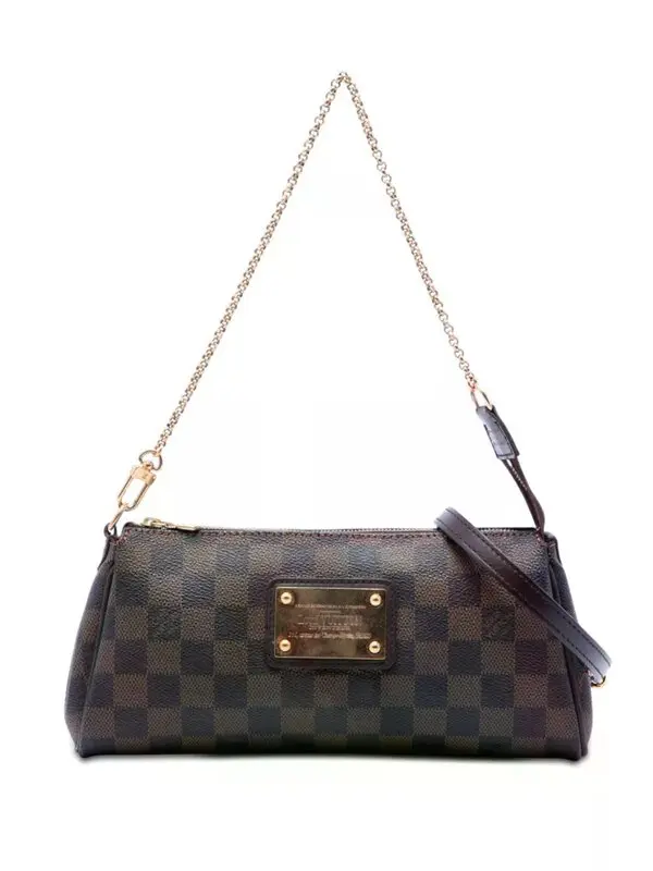 LOUIS VUITTON 2010 Damier Ebene Eva Satchel