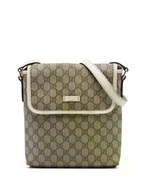 Gucci 2016-2026 Gg Supreme Crossbody Bag - Neutrals