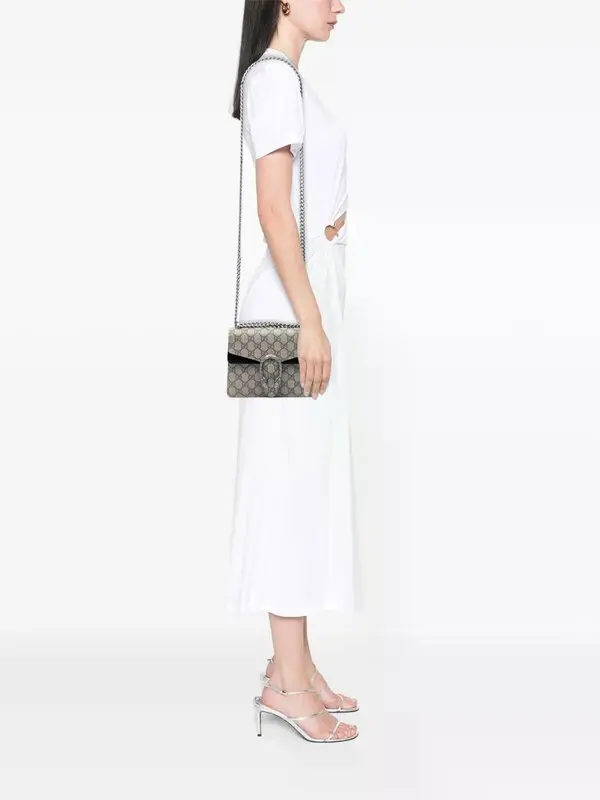 Gucci Small Gg Supreme Dionysus Crossbody Bag - Neutrals