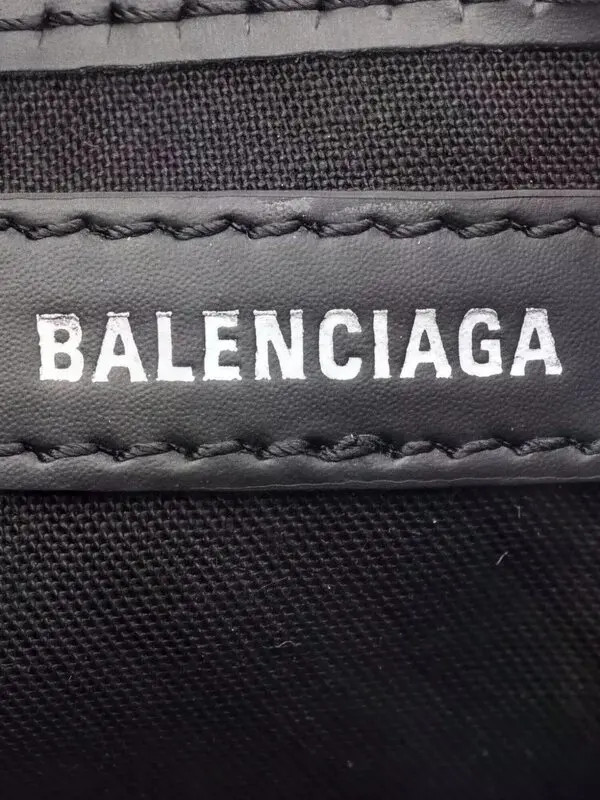 Balenciaga Navy Cabas Tote Bag