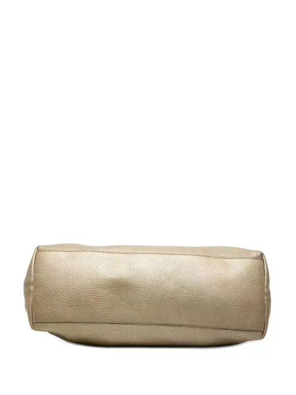 Gucci 2000-2015 Medium Metallic Calfskin Soho Chain Tote Bag