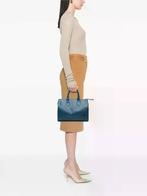 LOUIS VUITTON 1992 Epi Speedy 25 Boston Bag - Blue