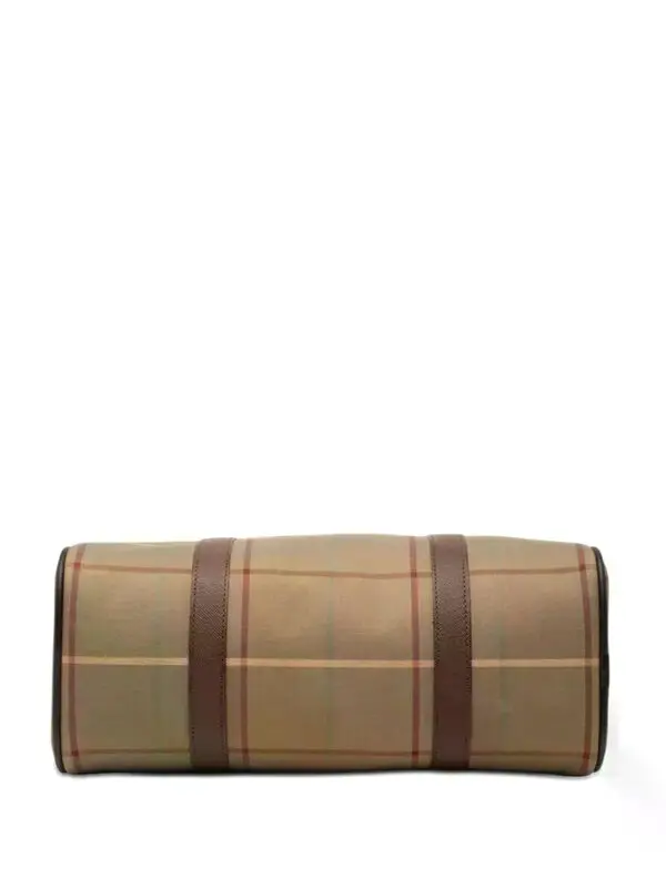 Burberry Vintage Check Canvas Boston Bag