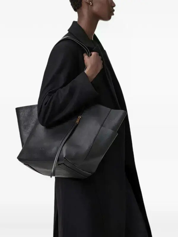 ALLSAINTS Alba Leather Tote Bag - Black