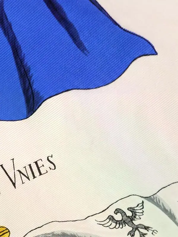 Hermès 90 Pavois Printed Scarf