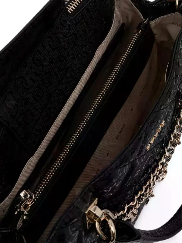 Guess Libby Quilted Charm-detail Tote Bag