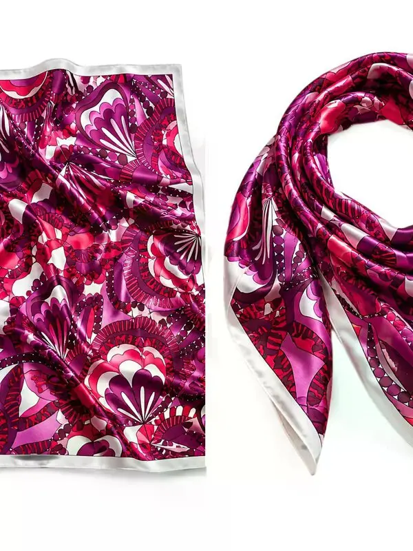 LANCEL Graphic-print Scarf