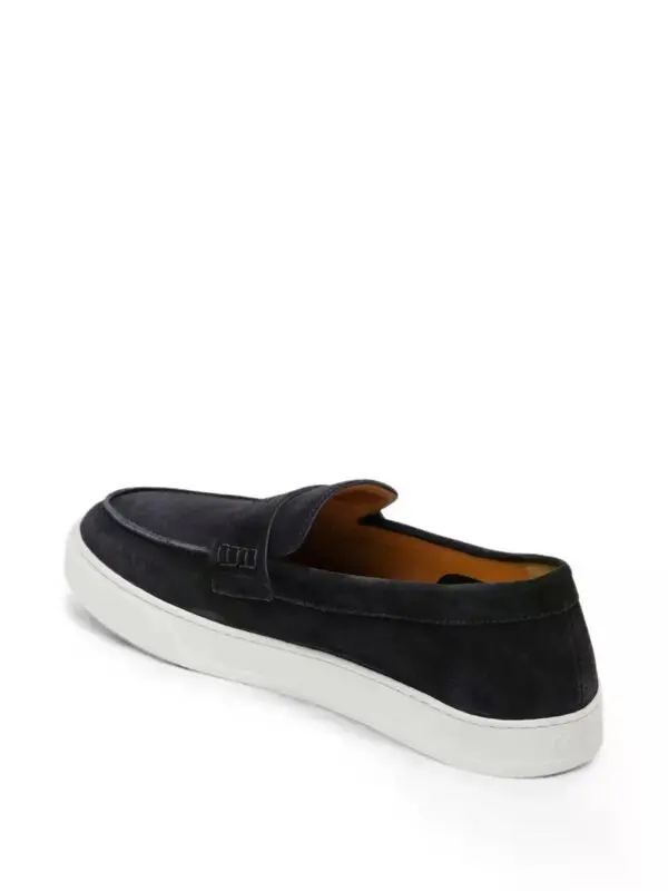 DOUCAL'S Suede Penny-strap Sneakers