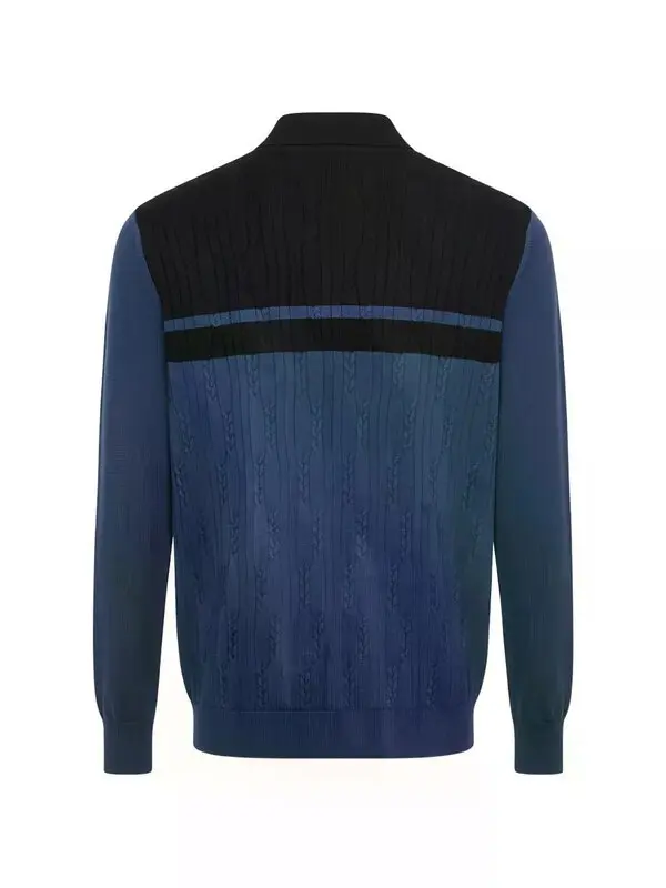 TOMBOLINI Cable-knit Quarter-zip Sweater