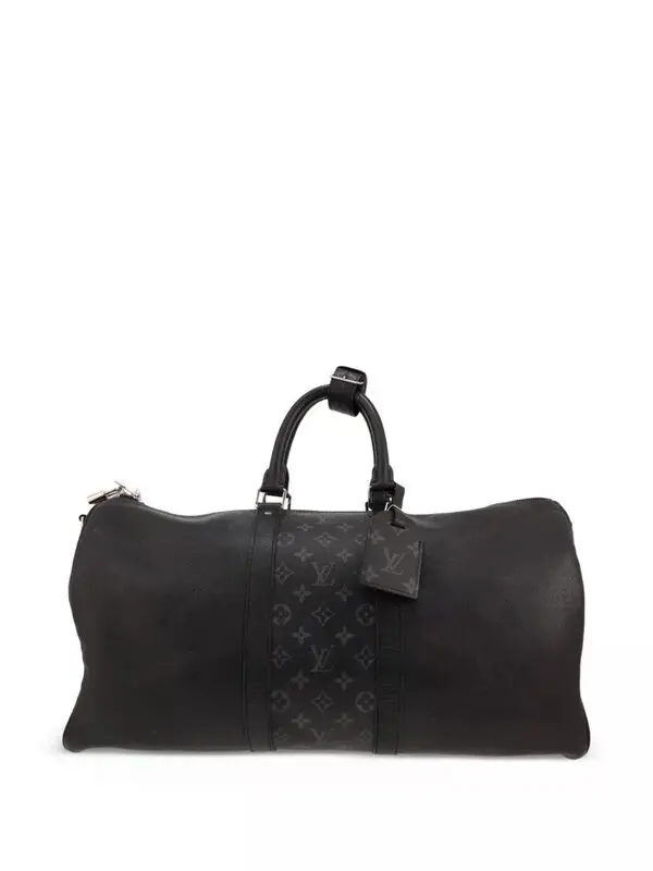 LOUIS VUITTON Keepall Holdall Bag - Black