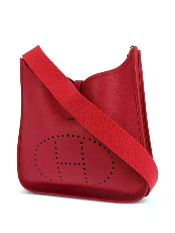 Hermès 2002 Evelyne Shoulder Bag - Red