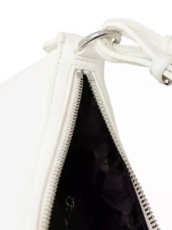 Armani Exchange Braided-handle Logo-charm Shoulder Bag