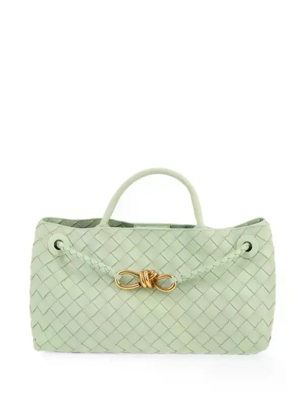 Bottega Veneta 2020s Andiamo East-west Two-way Handbag - Green