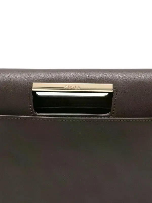 Furla Leather Envelope Clutch Bag