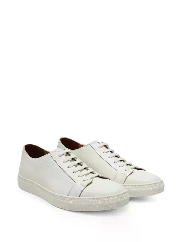 TOMBOLINI Grainy Leather Sneakers - White