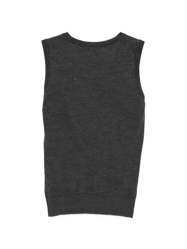 Dolce & Gabbana 1990s Lace Detail Tank Top