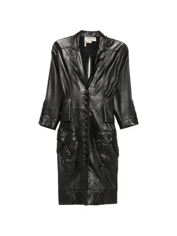 A.N.G.E.L.O. VINTAGE CULT 1980s Button-down Leather Coat